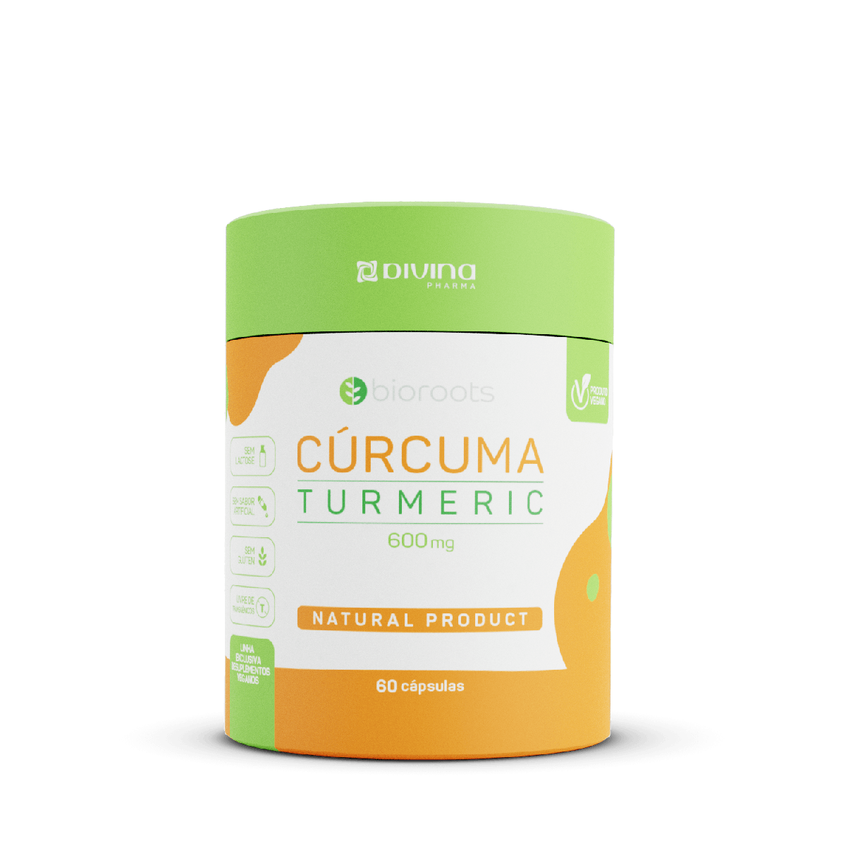 CURCUMA TURMERIC 600 MG 60 CAPS